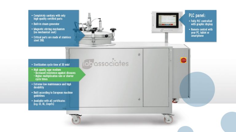 Media preparators for PTC seed labs | Lab Associates - Plant tissue culture