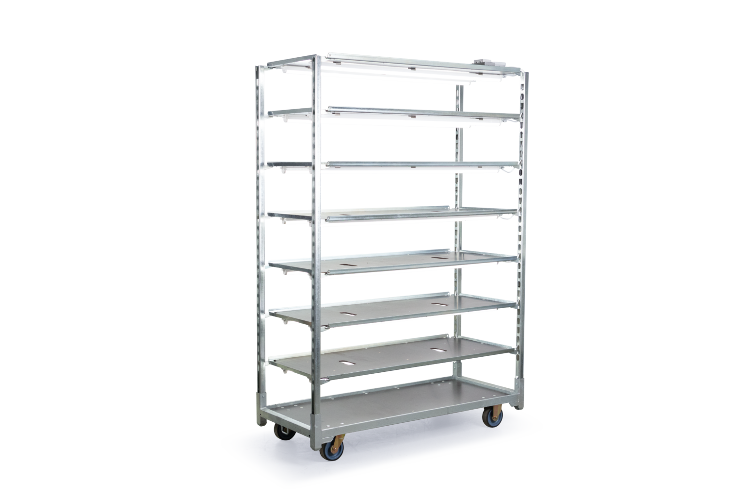 Danish cart with light fixture - Lab Associates